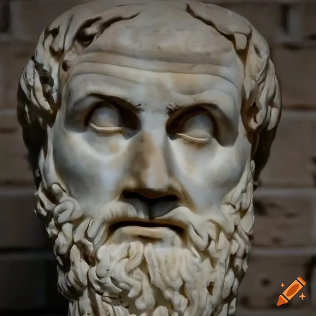 Ancient philosopher Anaxagoras on Craiyon