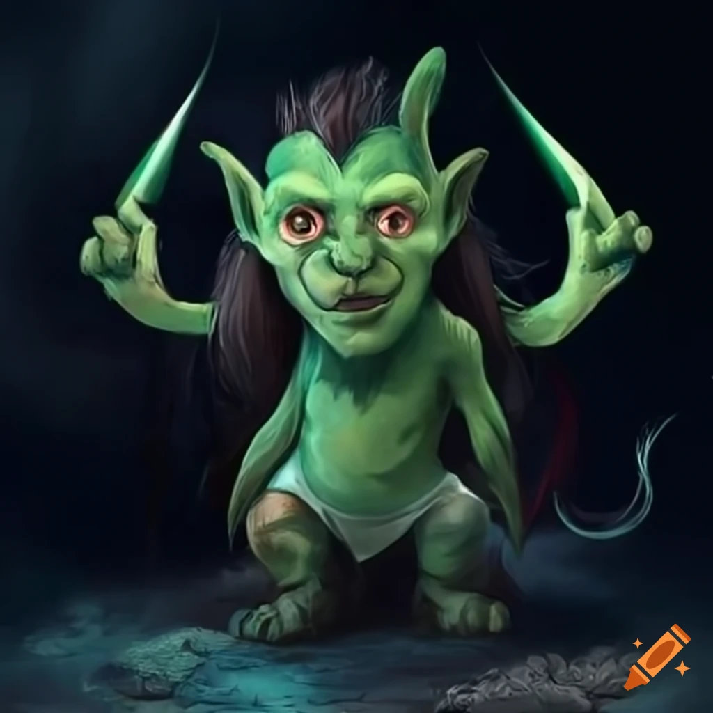 Goblin pony on Craiyon