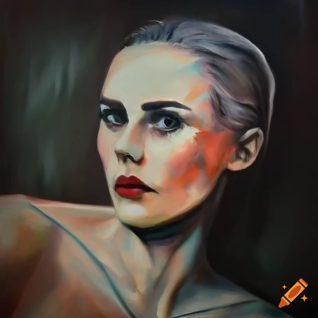 Artistic abstract cube painting on Craiyon