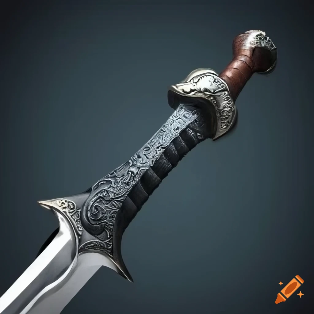 Black diamond sword on Craiyon