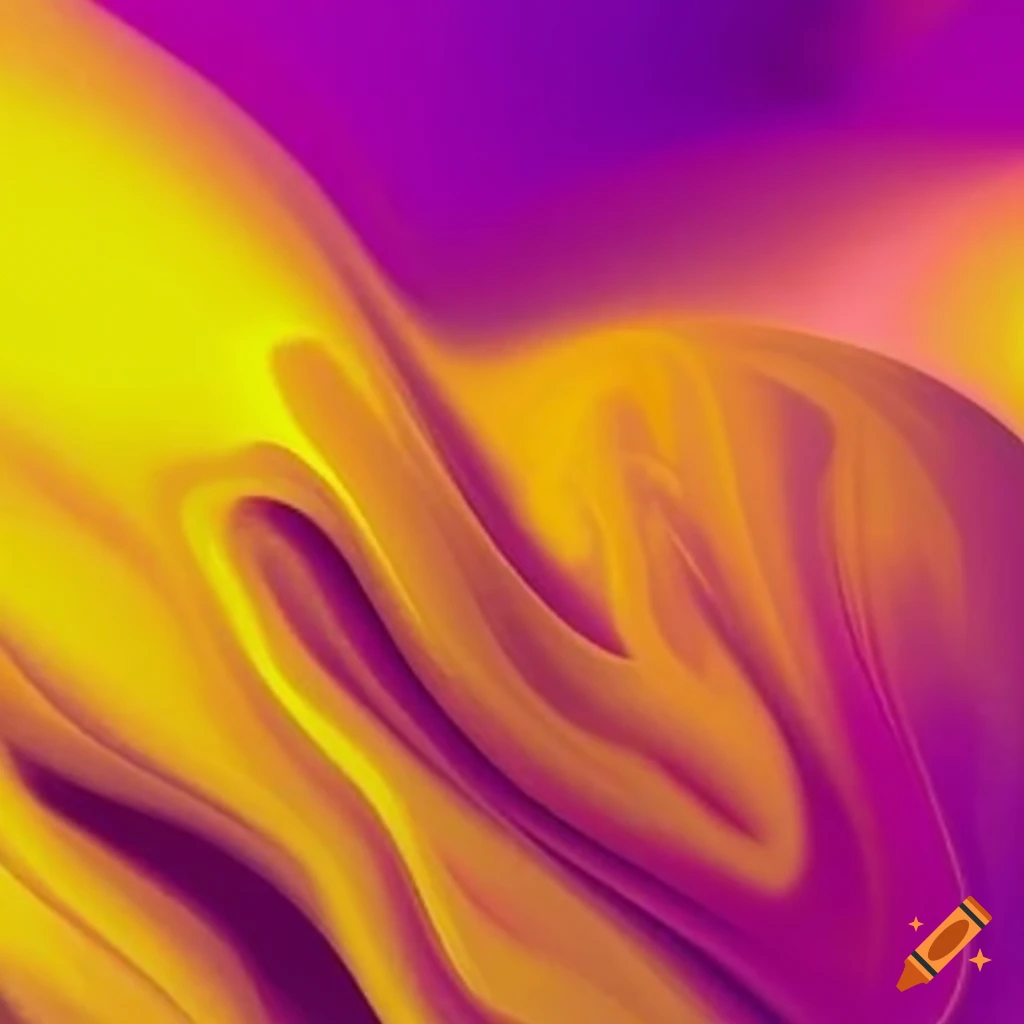 Purple, yellow, and pink faded screen on Craiyon