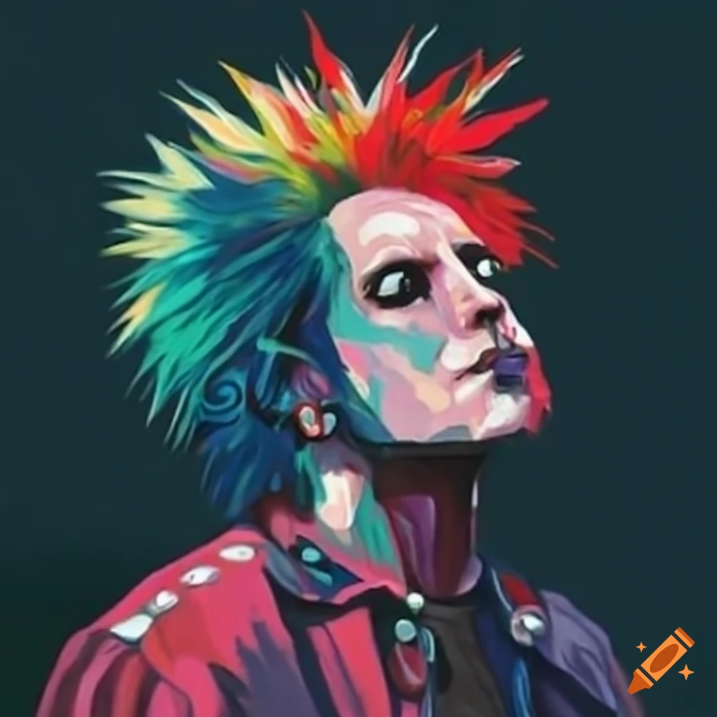Punk Rock images created on Craiyon