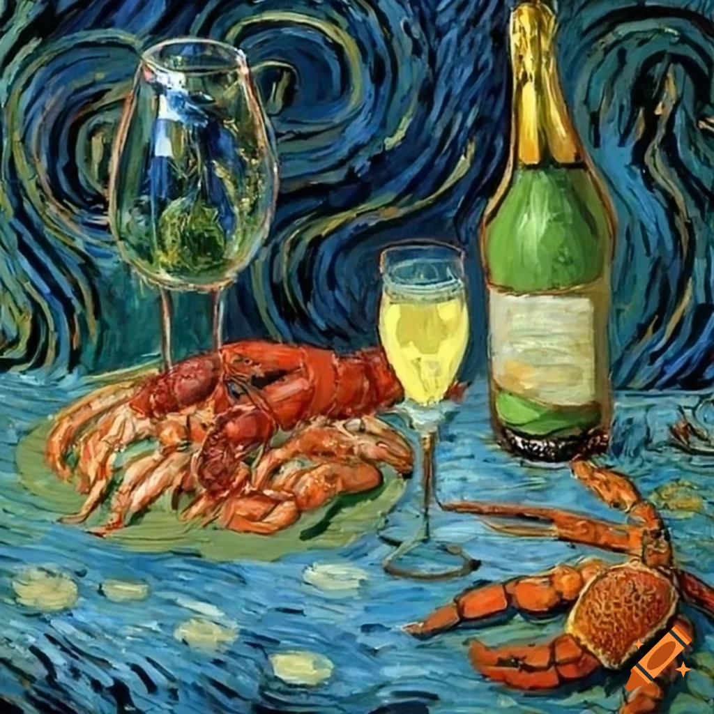 Crann Van Gogh Van Gogh Painting Of A New Year's Eve Table With