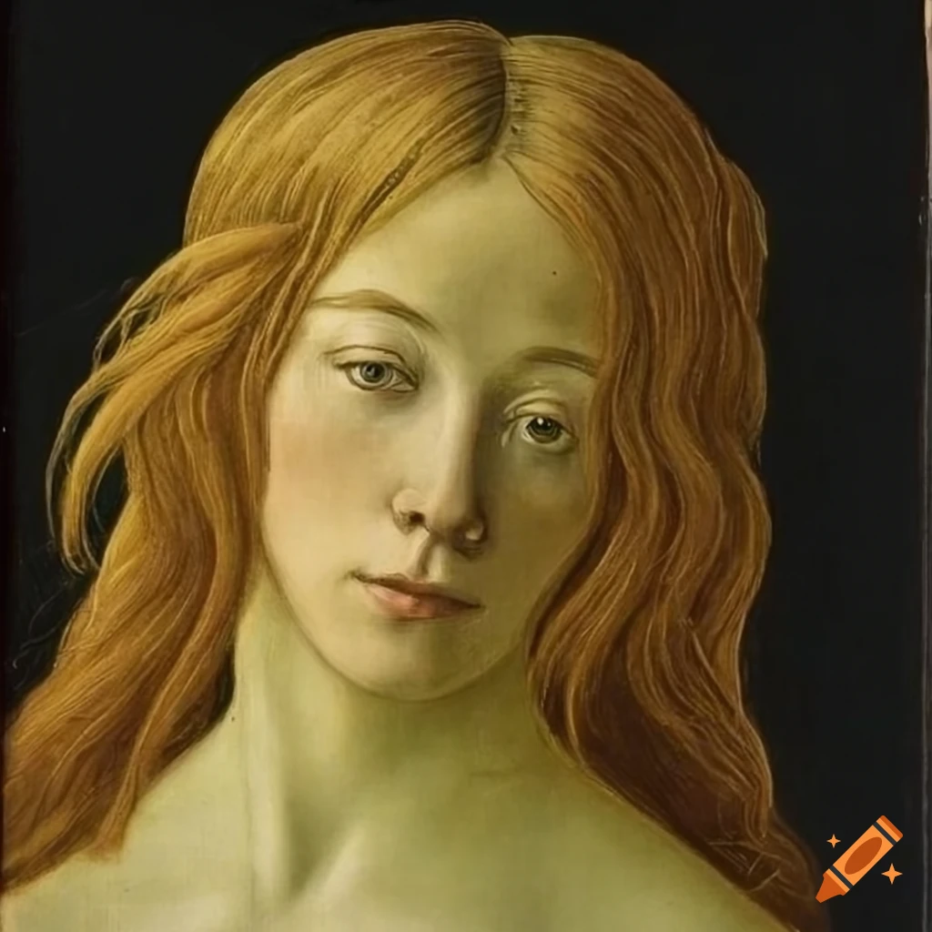 Full Body View Of Pouty Pre Raphaelite Young Ladies With Long Hair In The Style Of Various