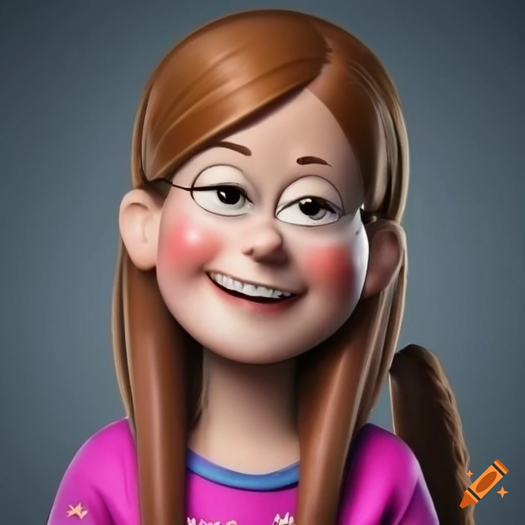 Portrait of Mabel Pines in high-resolution on Craiyon