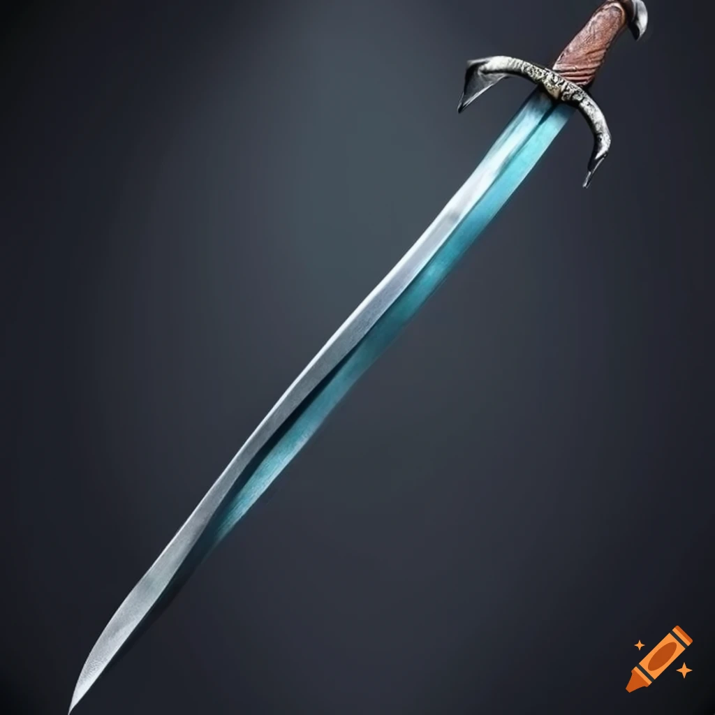 Sword with a black diamond blade on Craiyon