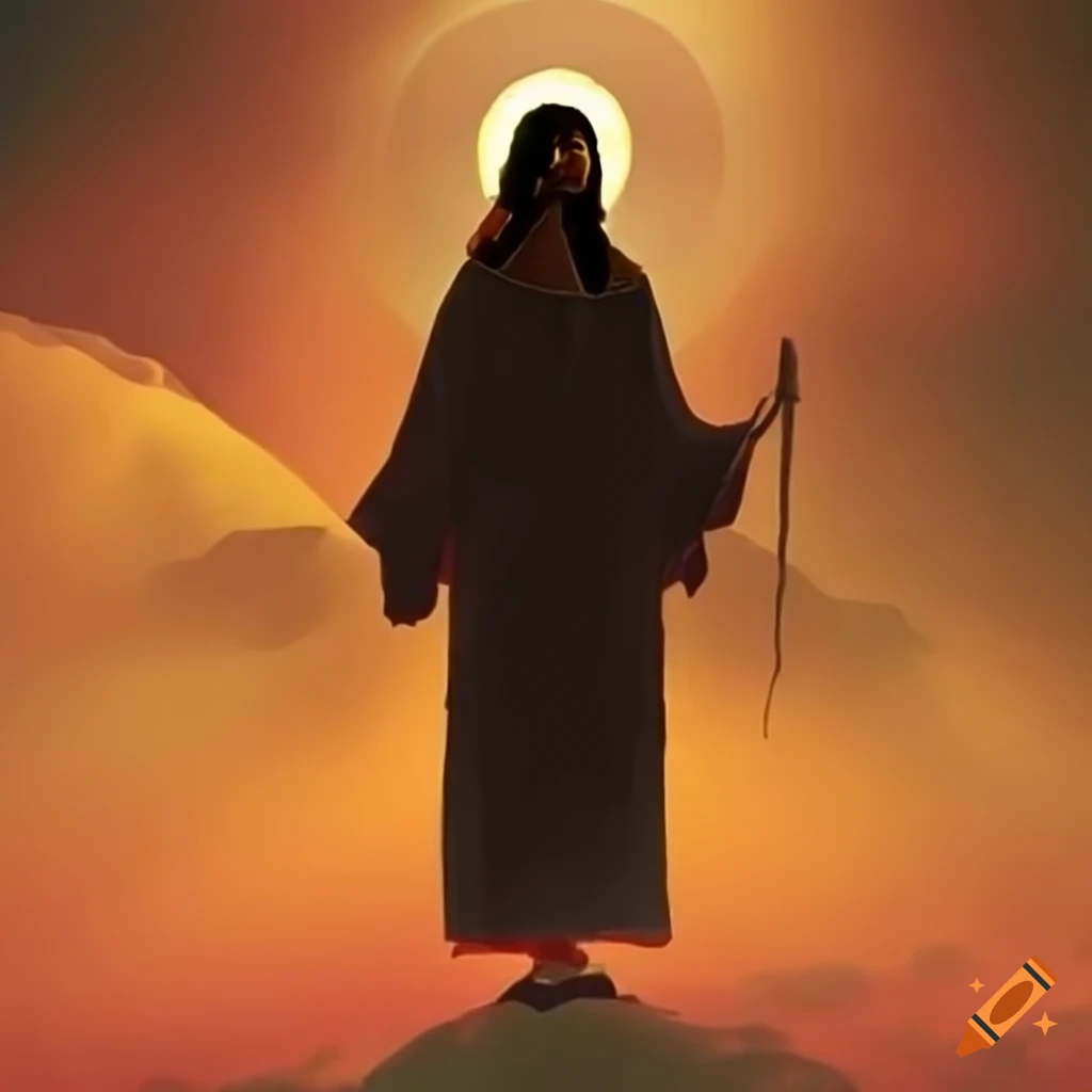 Christ dressed in traditional habesha clothing on Craiyon