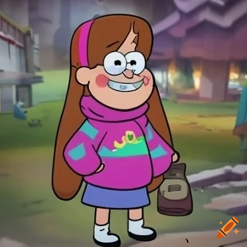 Enhanced 4k high-resolution portrait of mabel pines on Craiyon