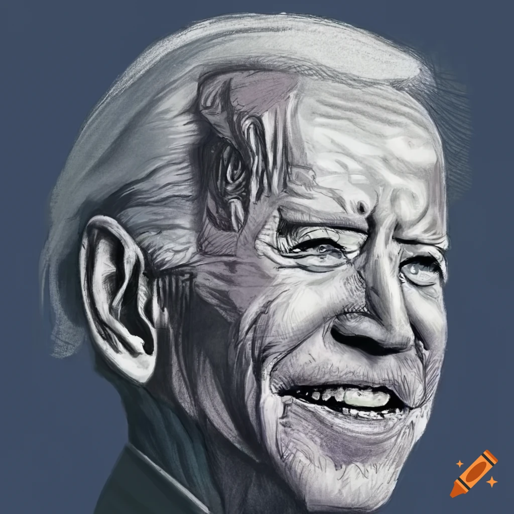 Surrealist drawing of joe biden as an eldritch horror on Craiyon