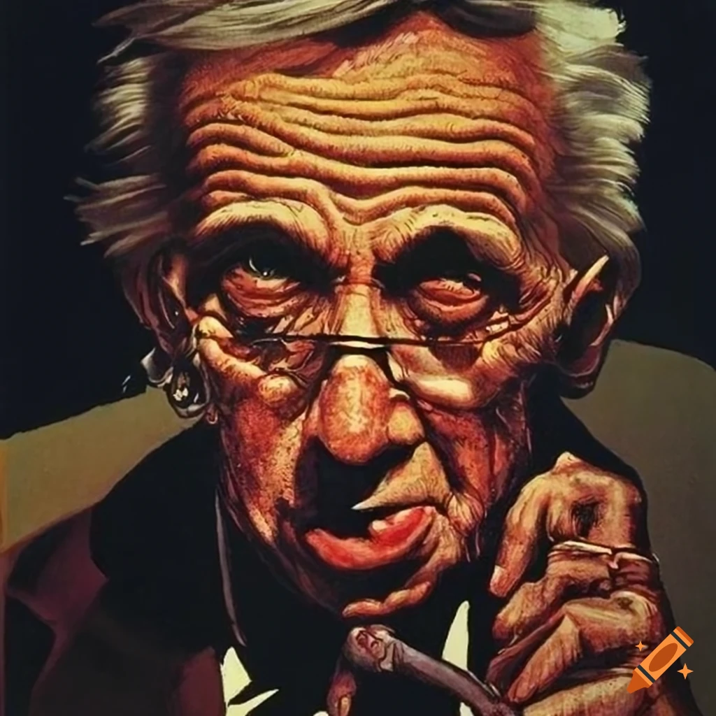 Illustration from noir graphic novel 'lsd apparition' by norman ...