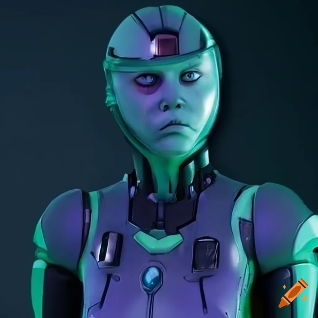 In a dystopian urban landscape, an intricately detailed macro ...