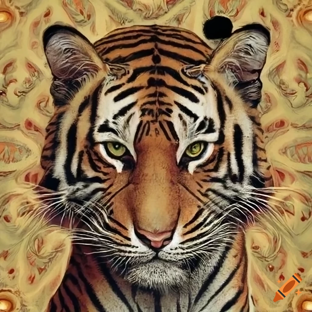 Tiger luck from noir graphic novel by norman rockwell on Craiyon