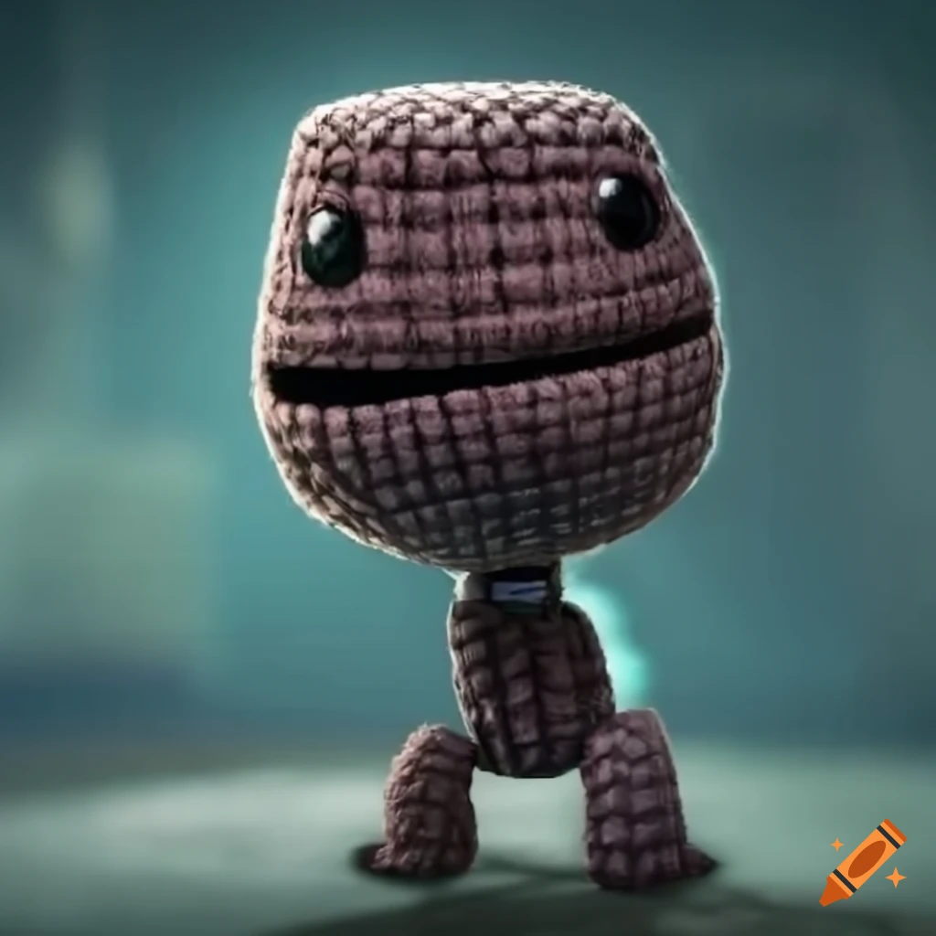 Quote: 'with absolute crime comes absolute change - sackboy' on Craiyon