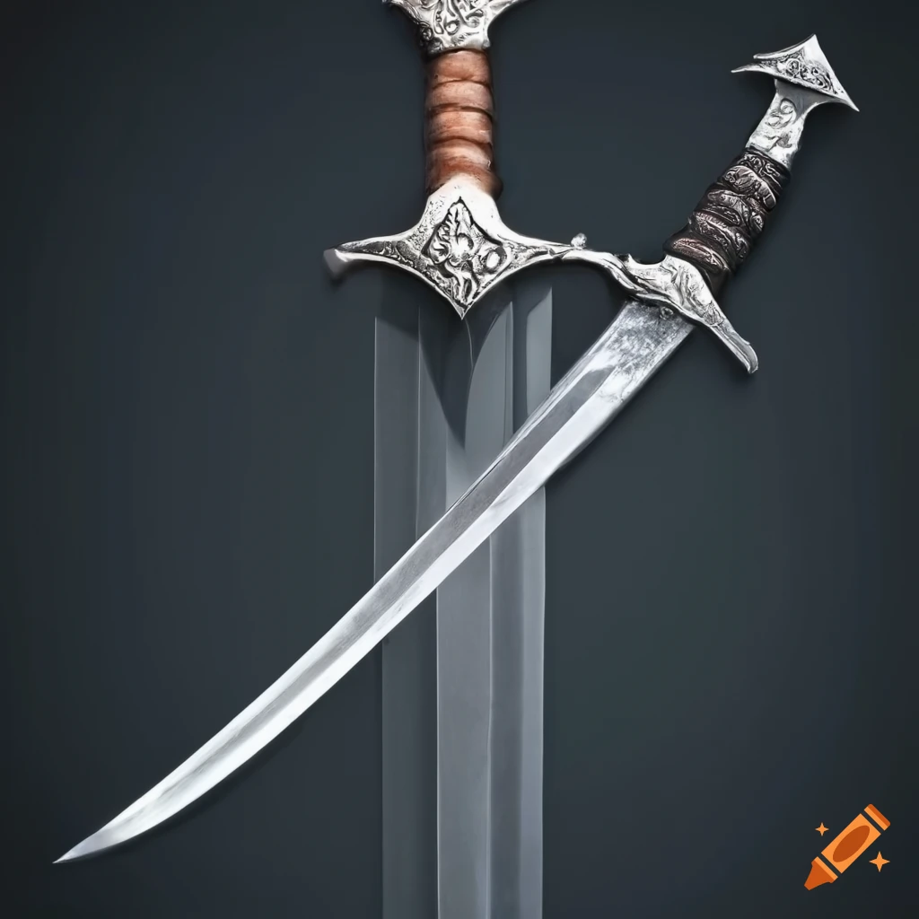 Sword with a black diamond blade on Craiyon