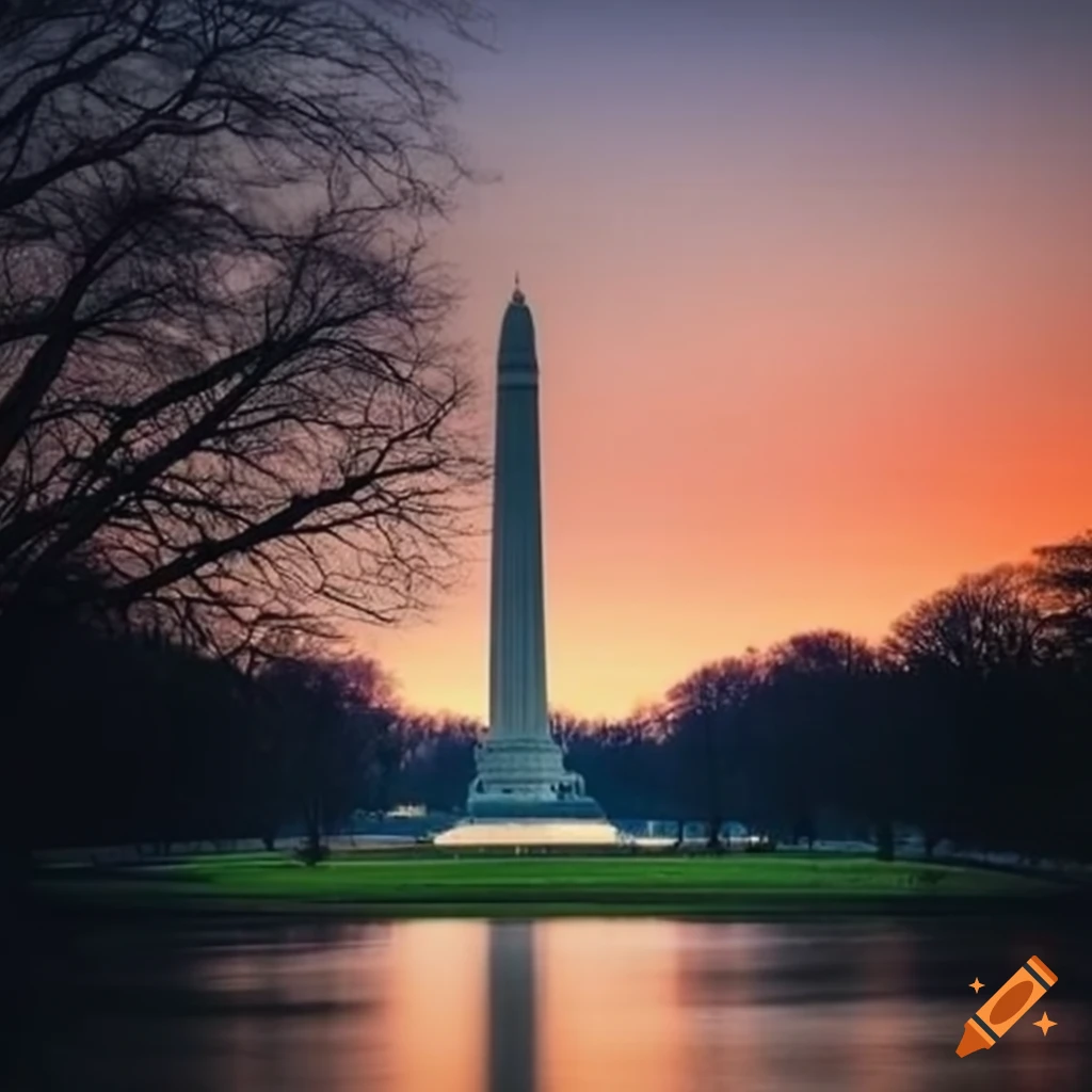 Lovely washington dc park with romantic atmosphere on Craiyon