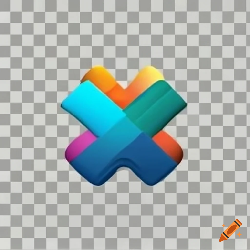 Logo icon for customizable image enhancement tool with prominent X on ...