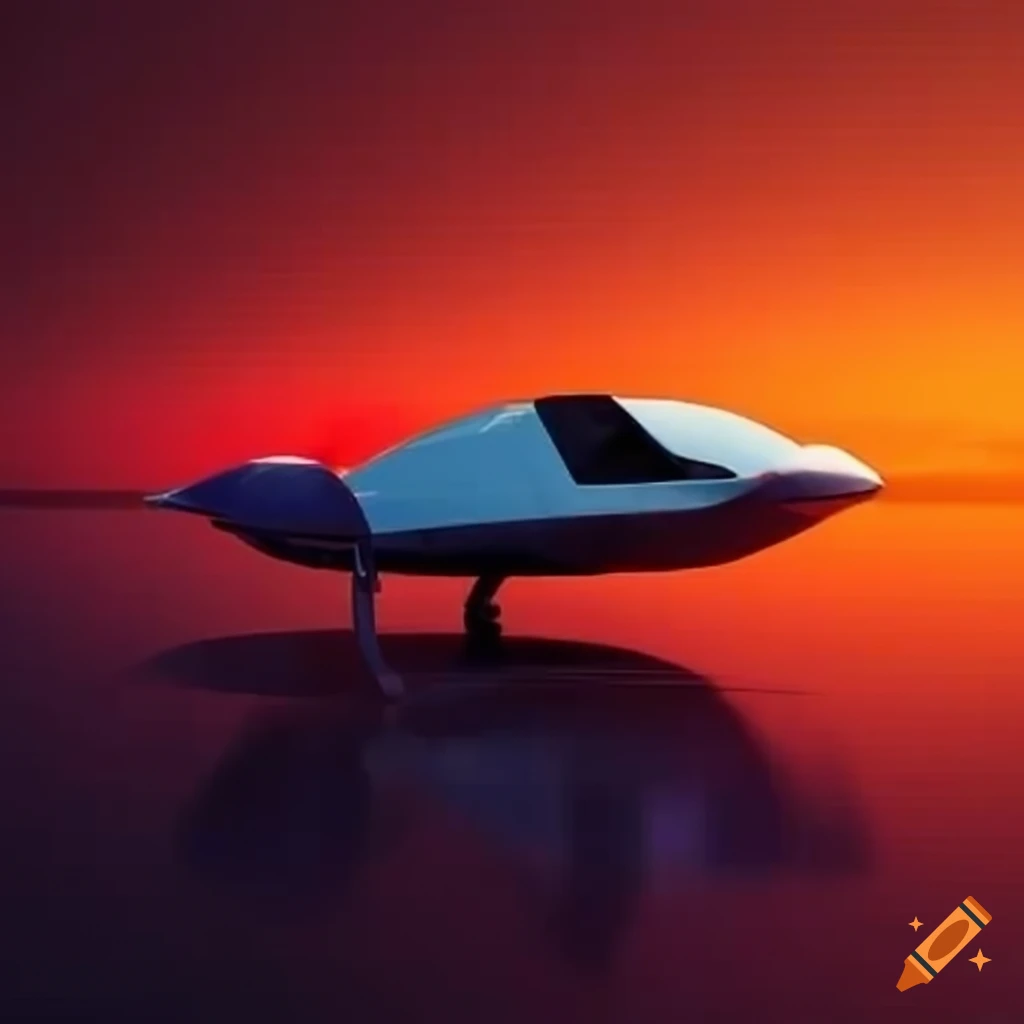 Flying car on Craiyon