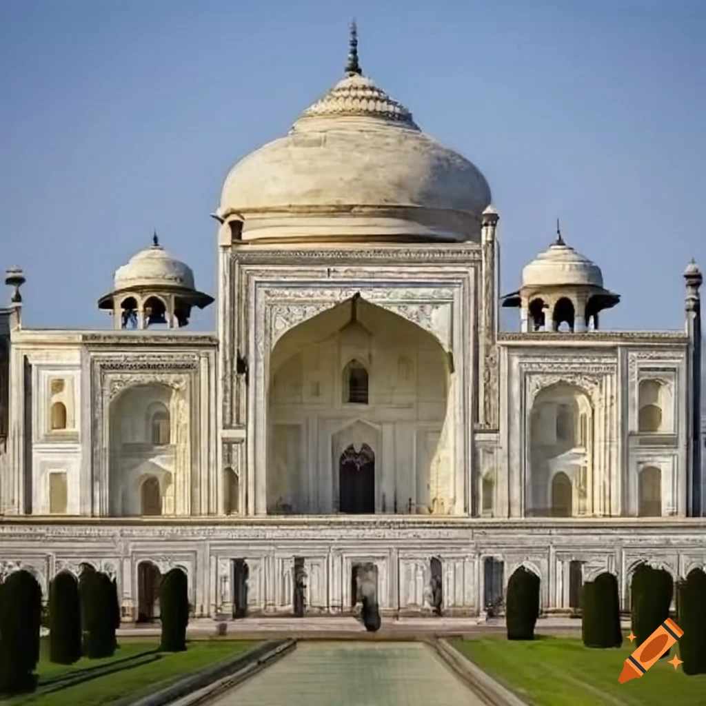 Facade of a Mughal Mahal building in Whitemarsh Lynnewood architectural ...