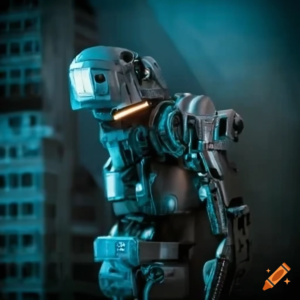 Robot blade runner on Craiyon