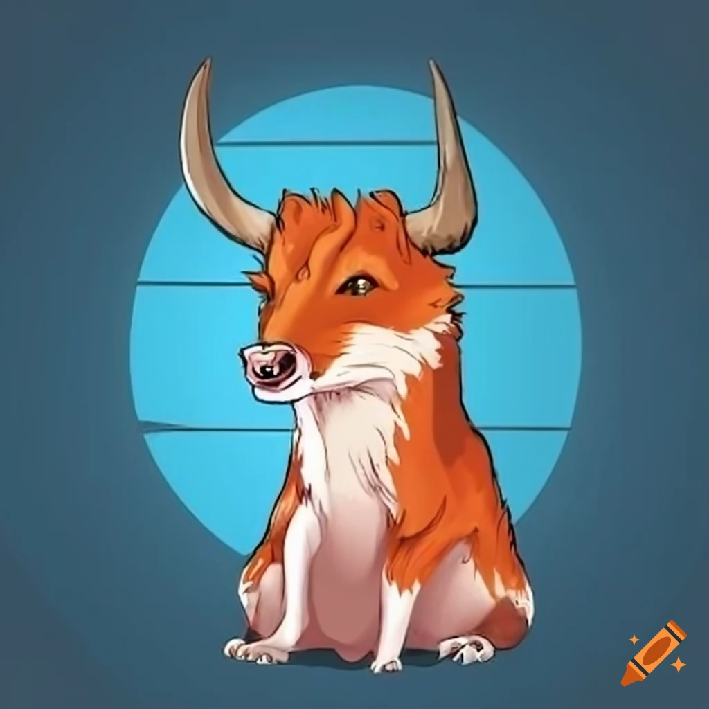 Fox-cow hybrid on Craiyon