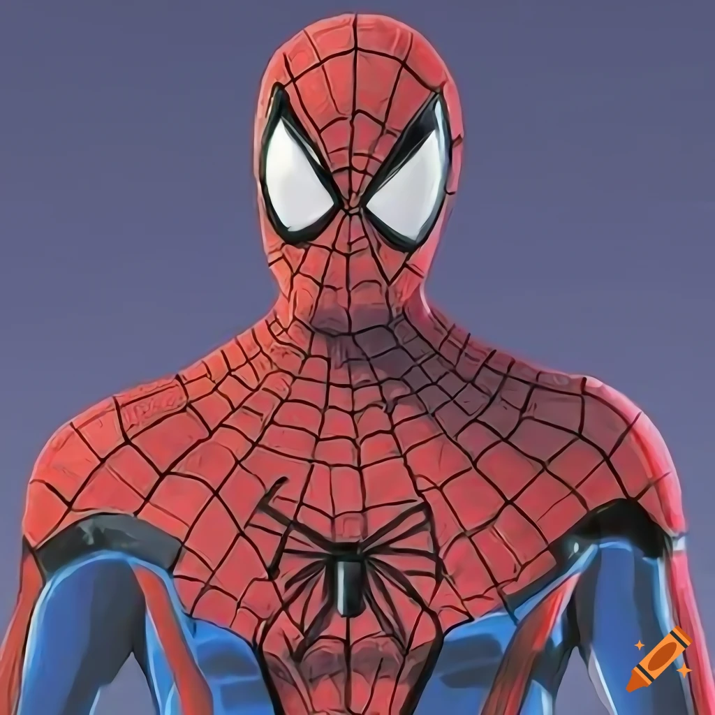 Spiderman profile picture on Craiyon