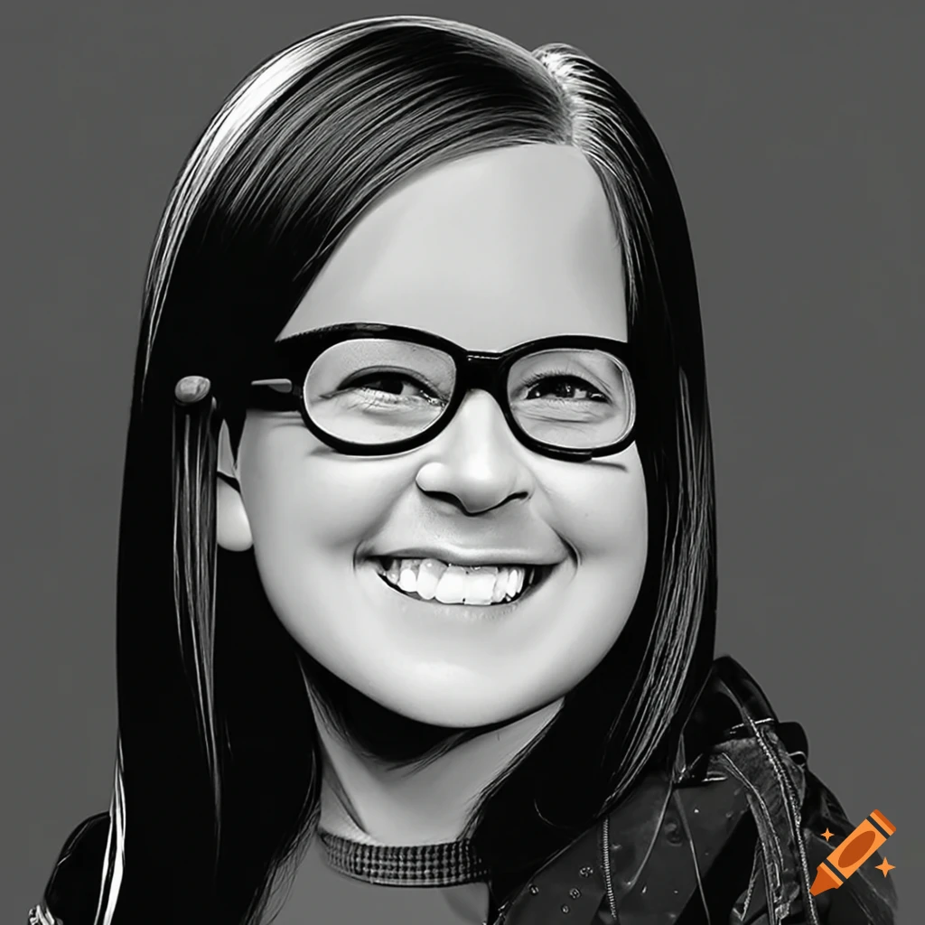 Portrait of mabel pines in high-resolution 4k detail on Craiyon