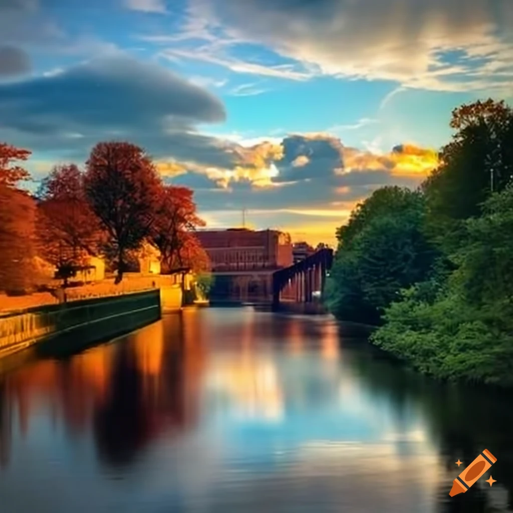 Chester, pennsylvania riverwalk on Craiyon