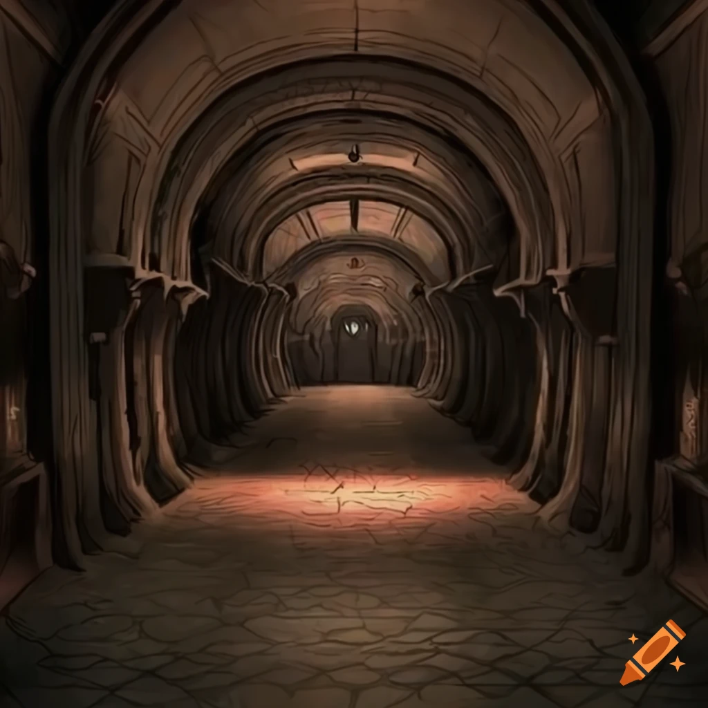 Hallway in the scp foundation facility on Craiyon