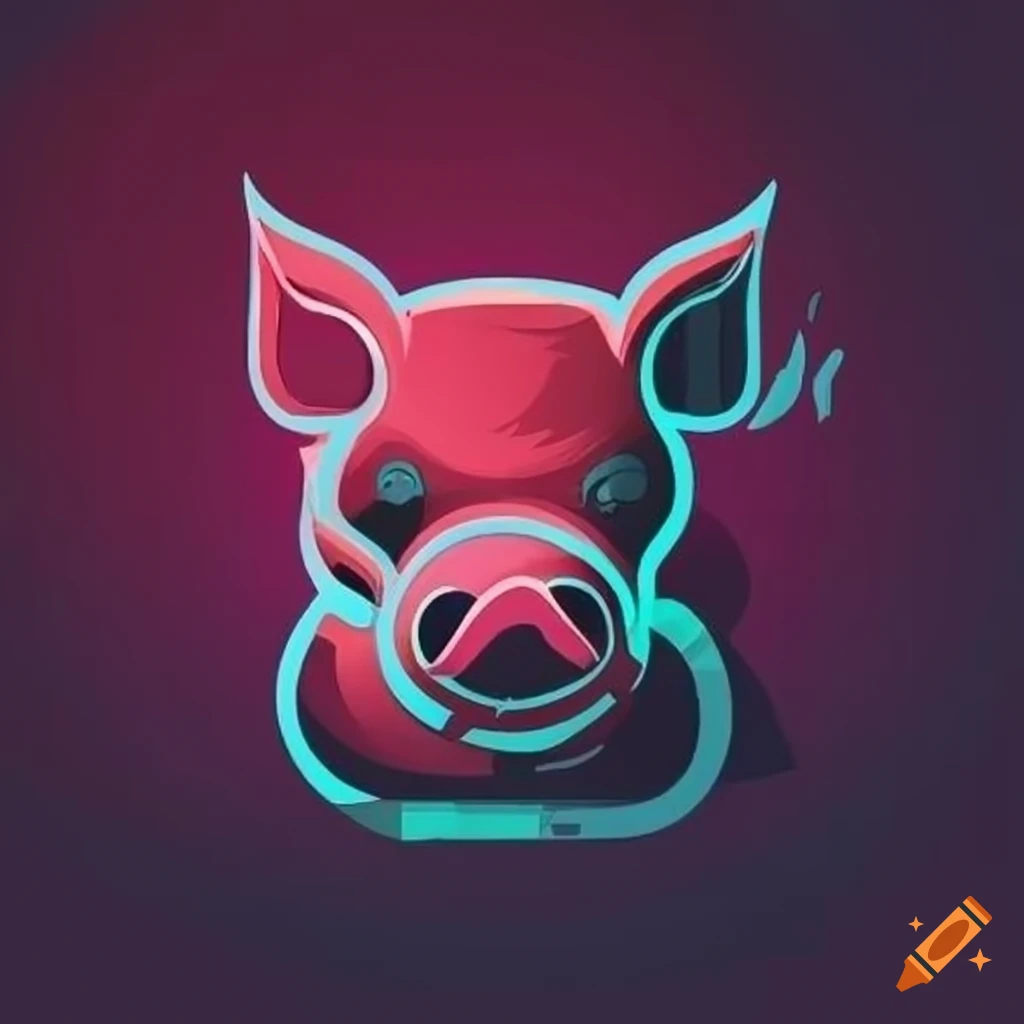 Electric hog house bar logo on Craiyon