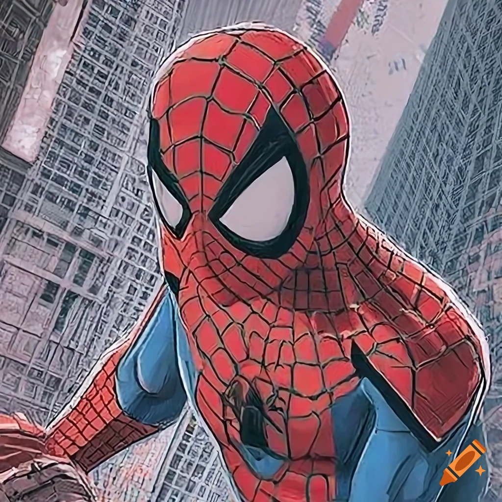 Spiderman profile picture on Craiyon