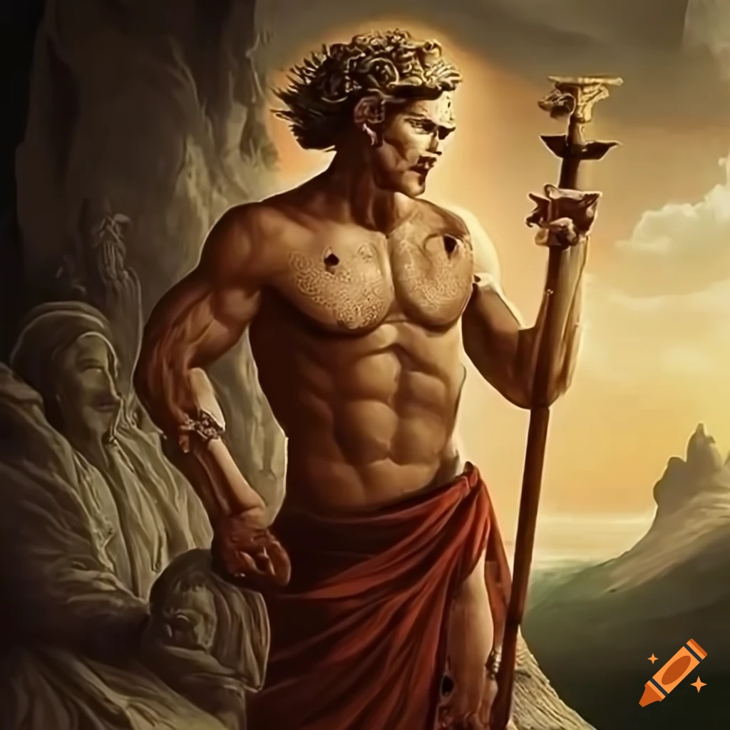 Greek mythology man on Craiyon