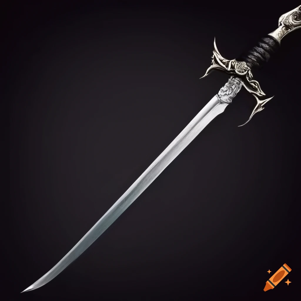 Black diamond blade sword on Craiyon