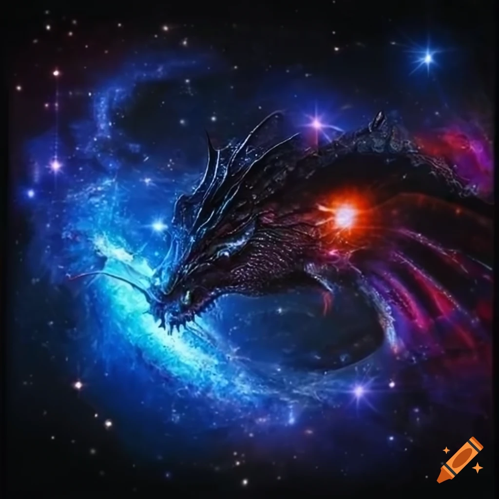 Galaxy dragon on Craiyon