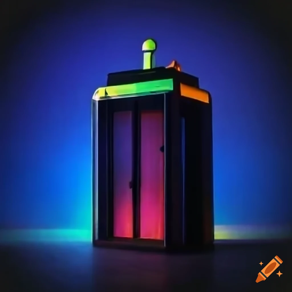 Scene from Doctor Who: The Three Doctors with VHS distortion and color ...