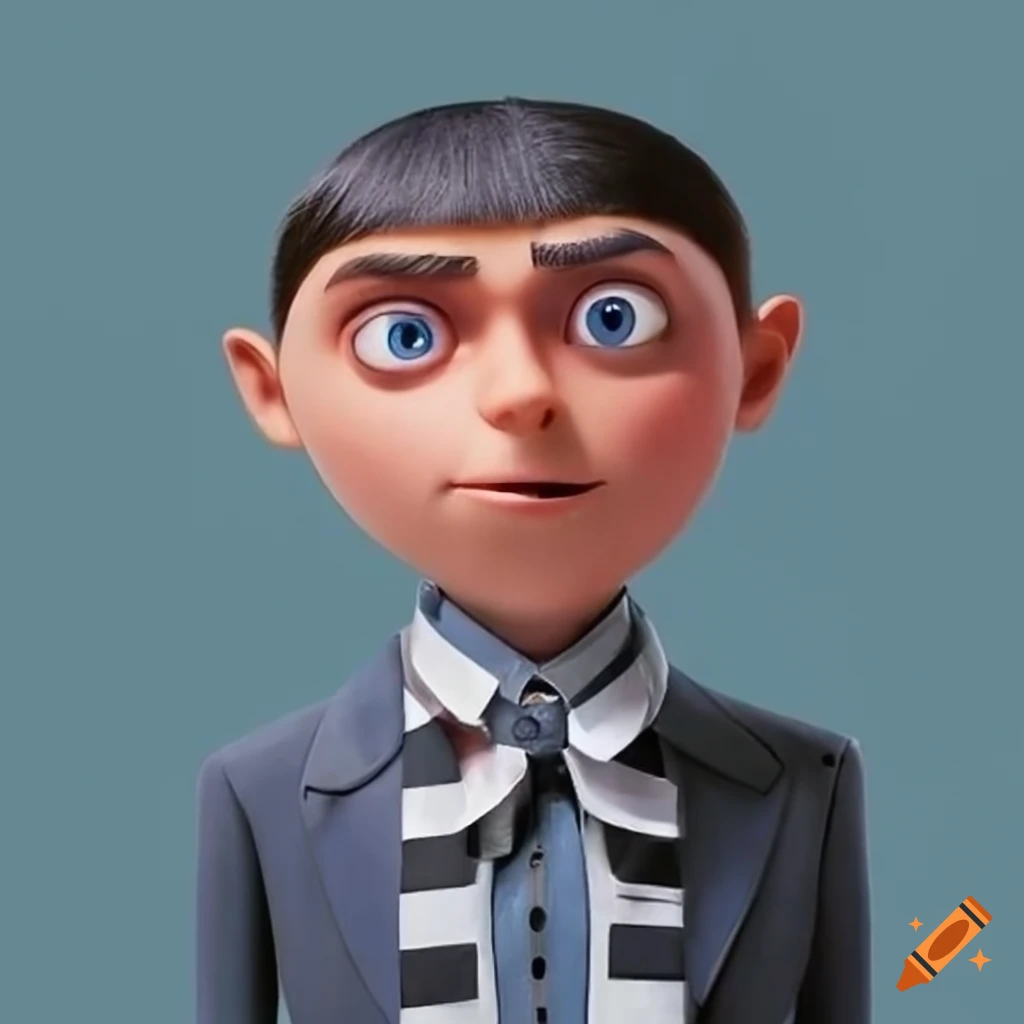 Gru from despicable me wearing a tuxedo on Craiyon