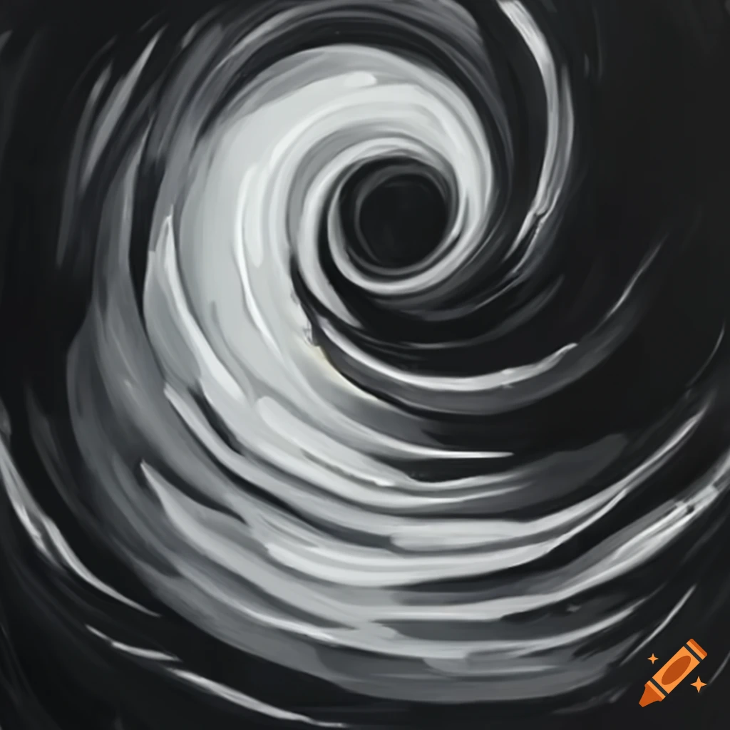 Swirling portal between two trees on Craiyon