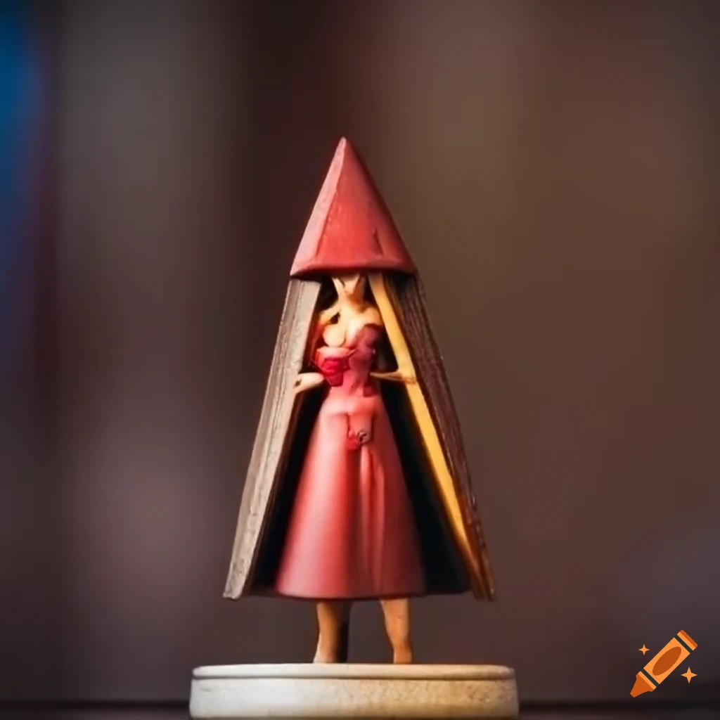 Pyramid head amiibo figurine on Craiyon