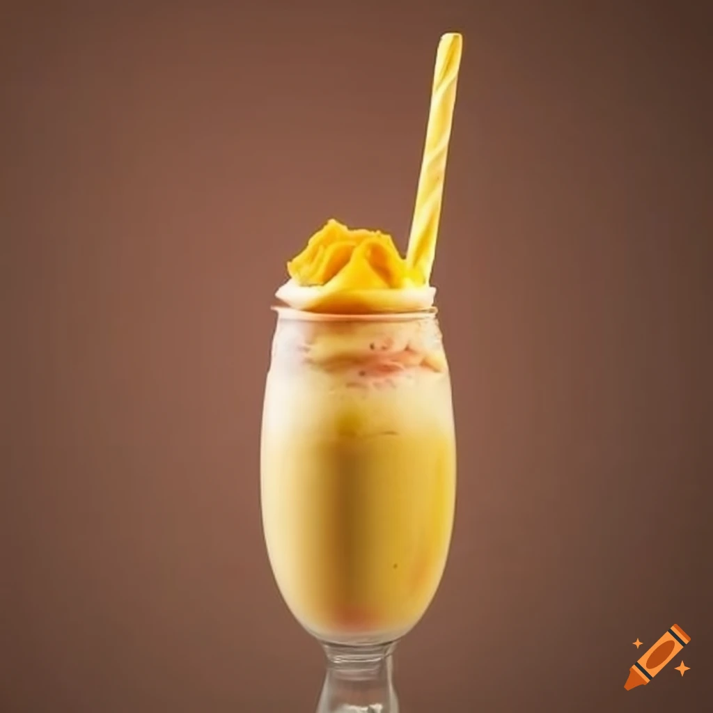 Mango milkshake on Craiyon