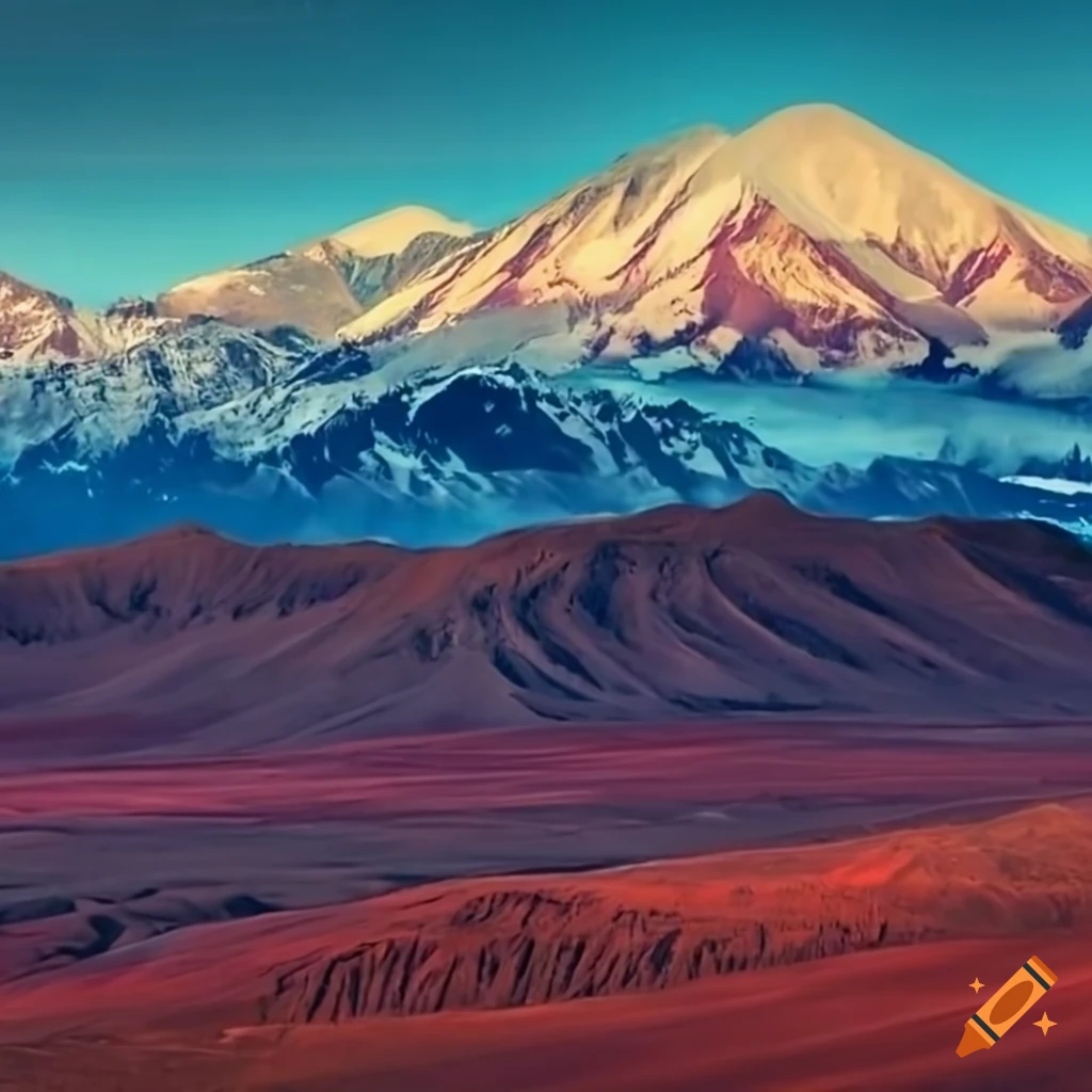Denali national park landscape on Craiyon