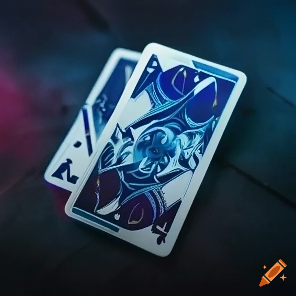 Fantasy playing card deck on Craiyon