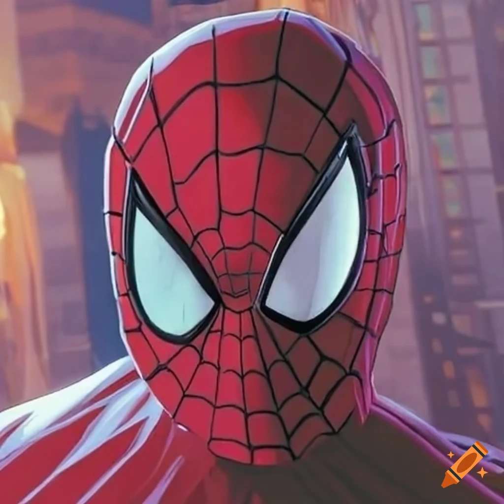 Spider-man character on Craiyon