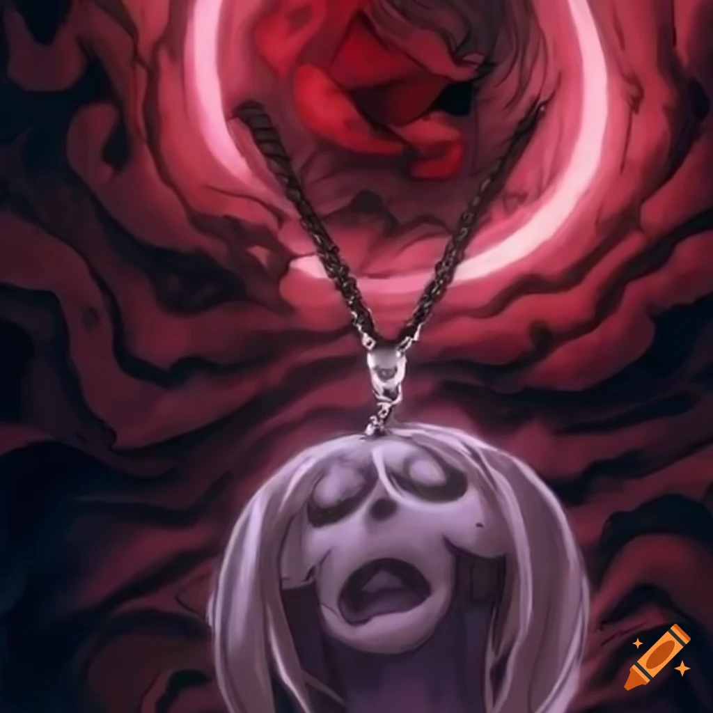 Behelith necklace from berserk manga on Craiyon