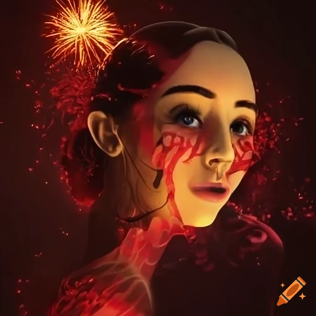 New year's eve celebration human representation on Craiyon