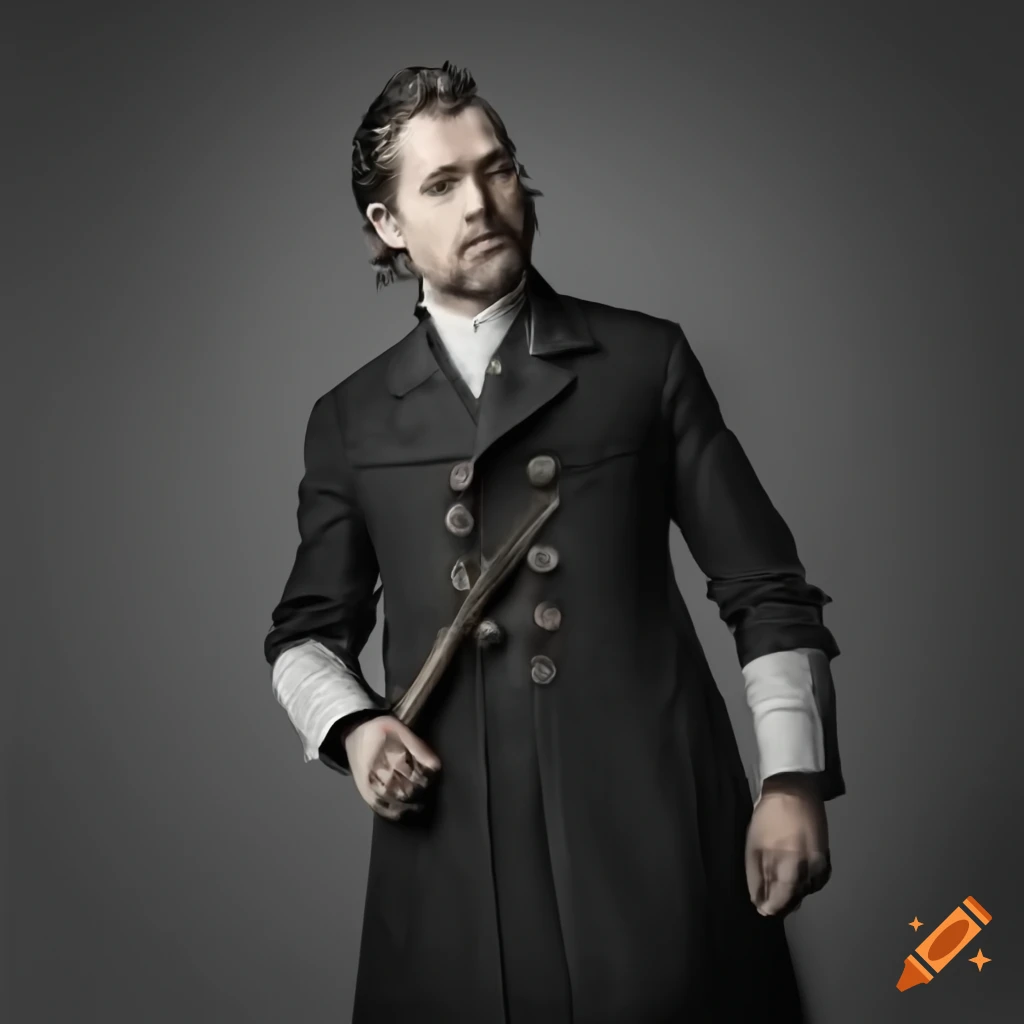 Dutch van der linde t-posing on a white background on Craiyon