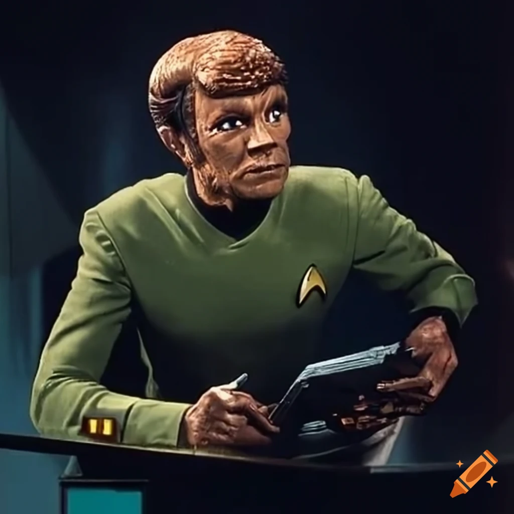 Star trek original series tactical computer display on Craiyon