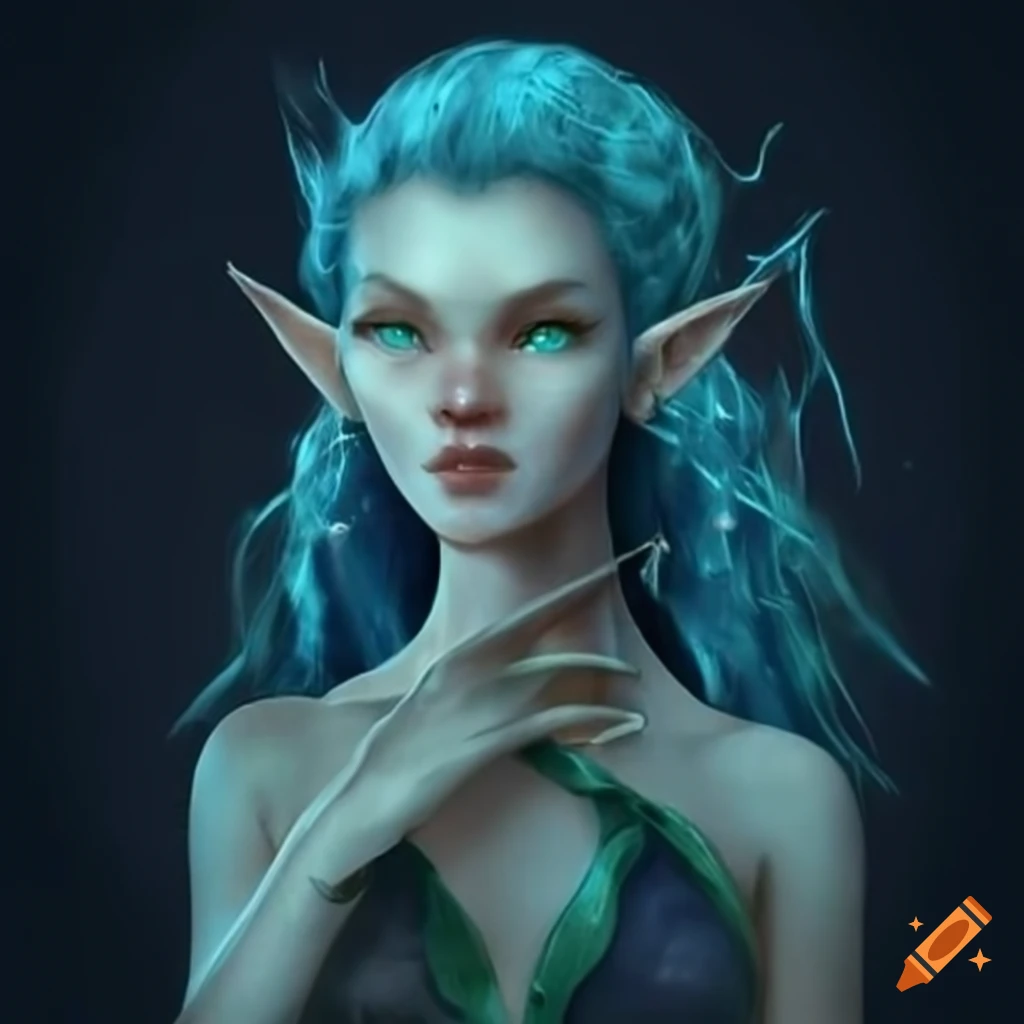 Water Elf Fantasy Art On Craiyon