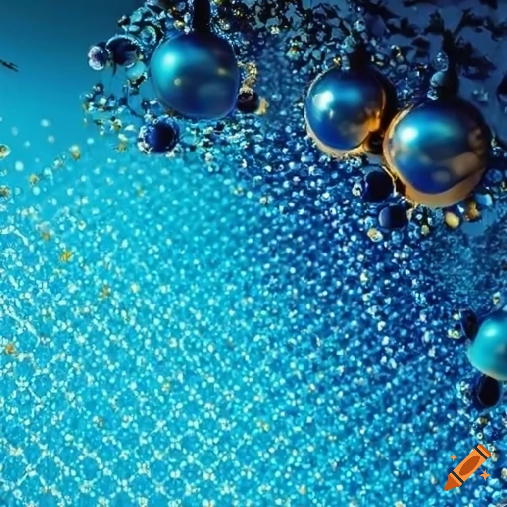 Winter wonderland decorated with unique and colorful graphene ornaments ...