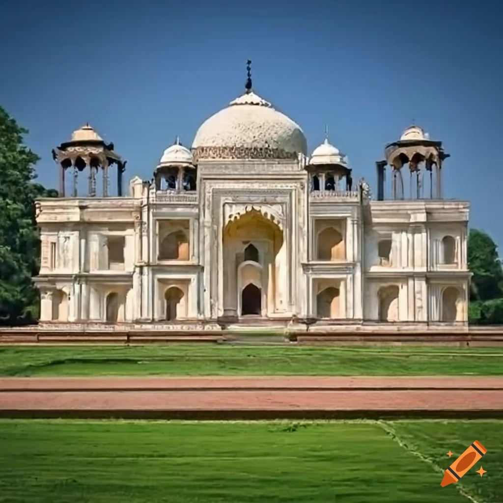 Facade of a mughal mahal building in whitemarsh lynnewood architectural ...