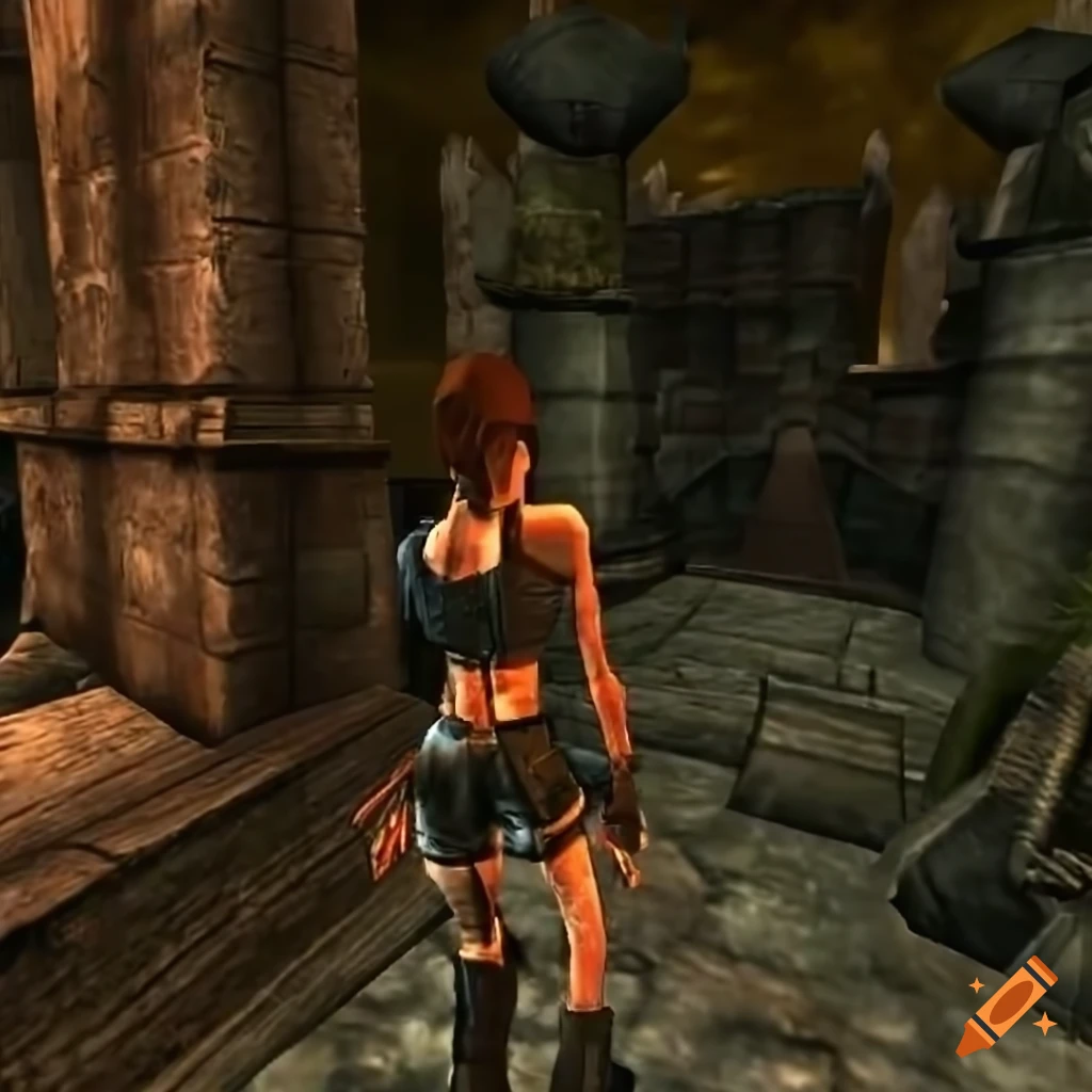 Screenshot of tomb raider legends on Craiyon