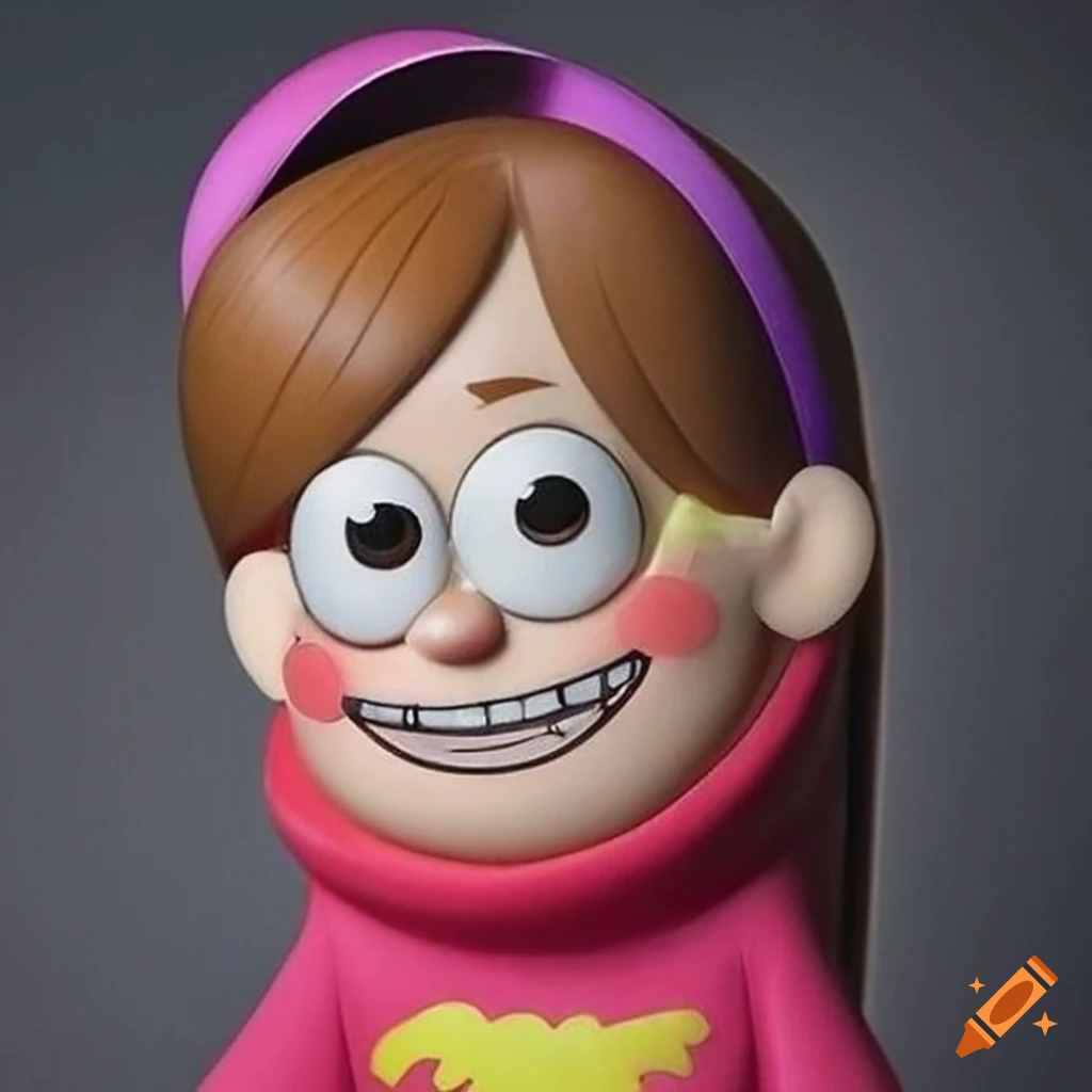Portrait of mabel pines from gravity falls on Craiyon